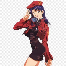 HD Katsuragi Misato Evangelion Character Transparent PNG | Citypng
