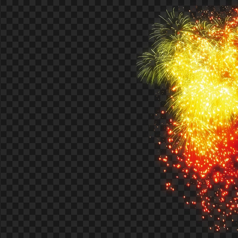 Celebration Festive Fireworks Effect PNG | Citypng