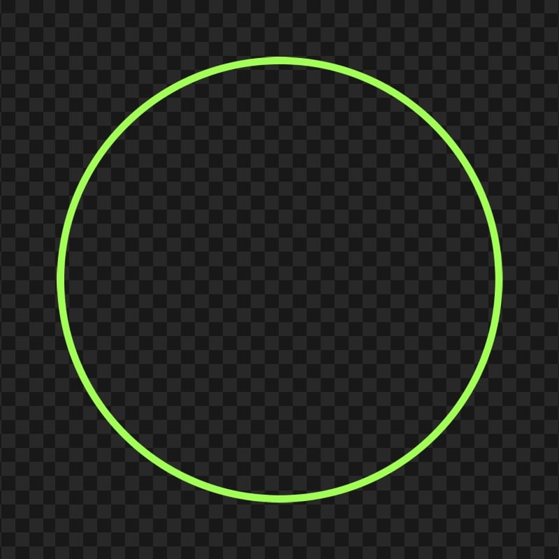 Download Green Lime Outline Circle PNG | Citypng