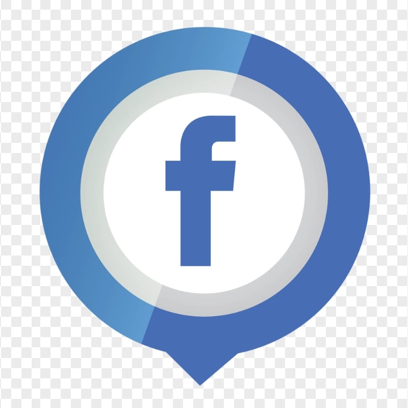 Facebook Pin Location Illustration Icon Logo | Citypng