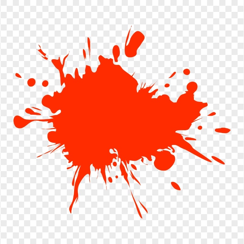 Red Paint Splash PNG | Citypng