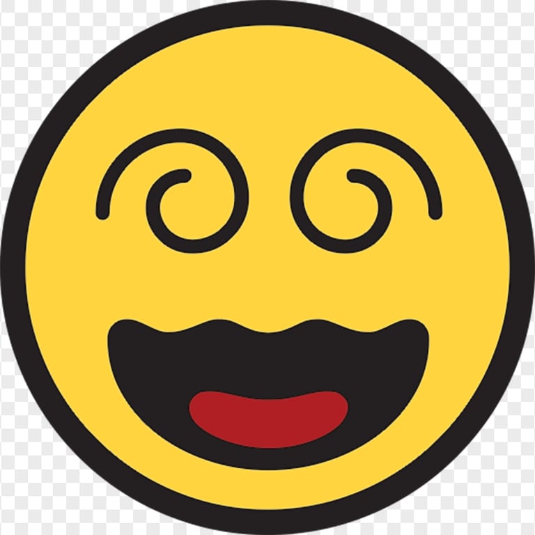 Yellow Dizzy Emoji Face Illustration Dizziness | Citypng