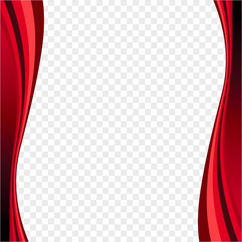 Abstract Curved Lines Vertical Red Frame FREE PNG | Citypng