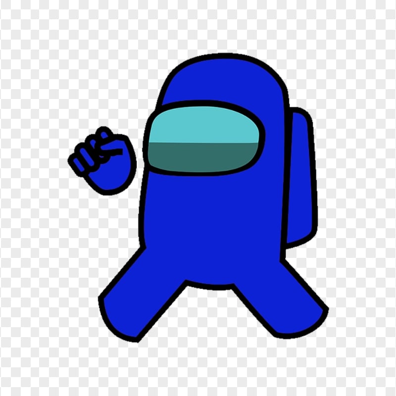 Dark Blue Among Us Vector Character PNG | Citypng