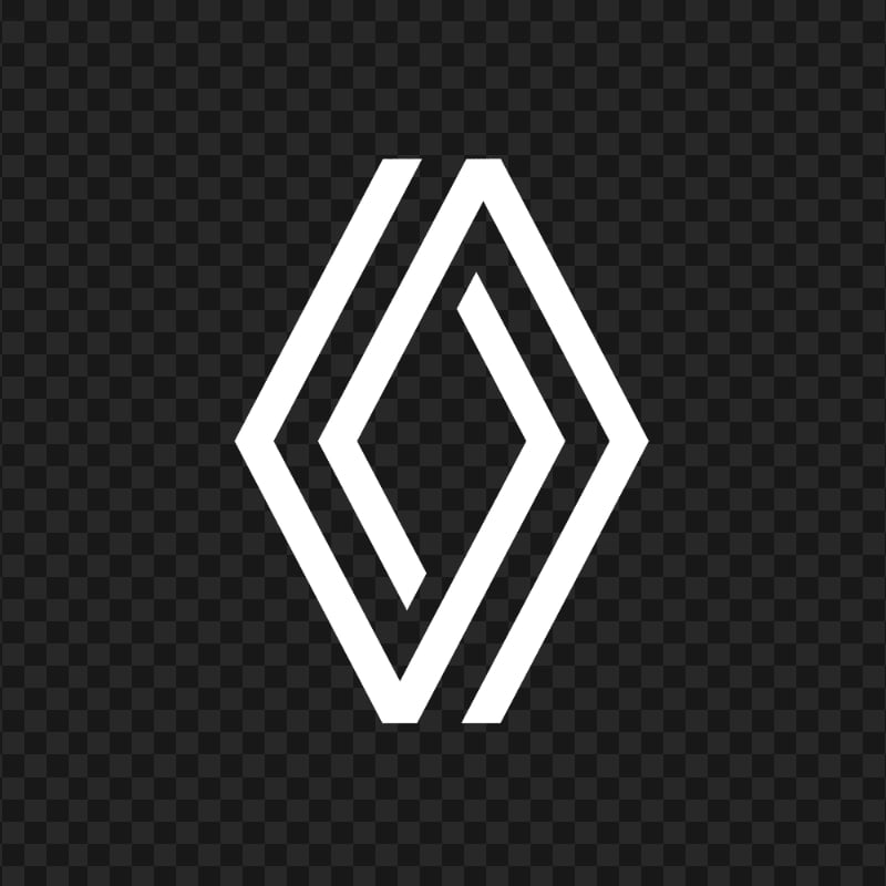 Renault White Logo Icon Sign HD PNG | Citypng