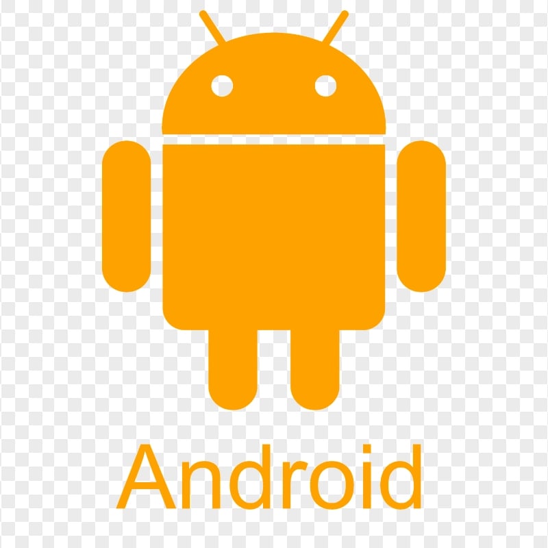 Transparent Orange Android Robot Logo Icon | Citypng