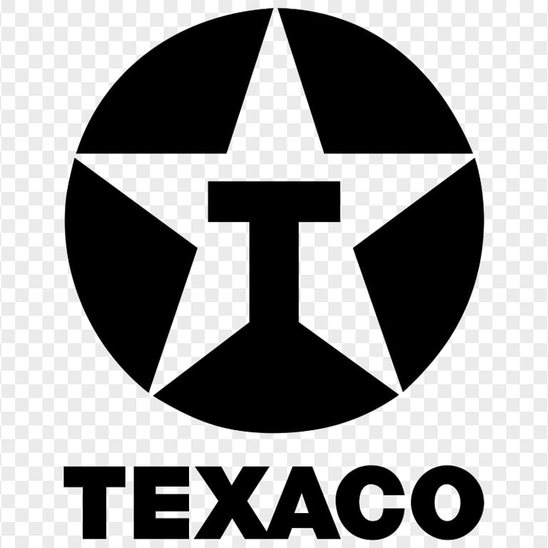 Texaco Black Logo Transparent PNG | Citypng