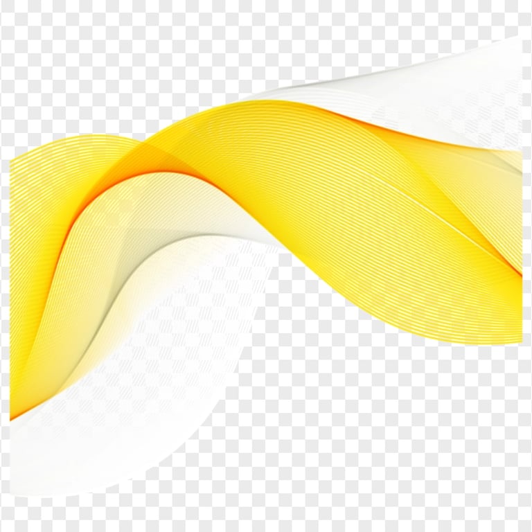 Yellow & White Lines Abstract Transparent PNG | Citypng