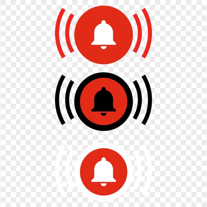 Group Of Youtube Bell Notification Buttons | Citypng
