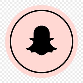 HD Creative Outline Circles Circular Snapchat Social Media Icon PNG ...