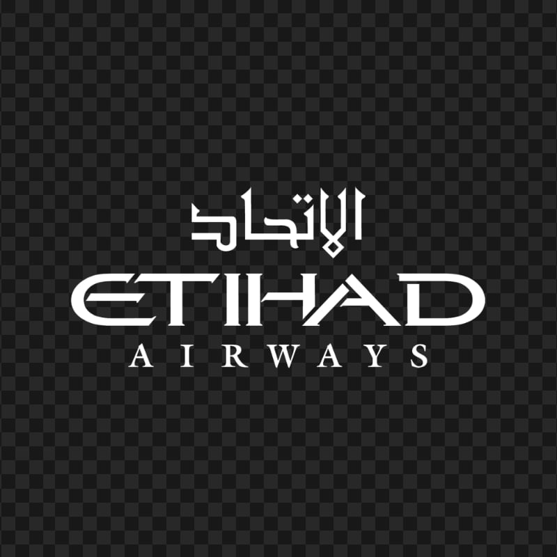 Etihad Airways White Logo PNG Image | Citypng