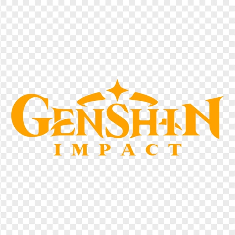 Genshin Impact Game Red Logo FREE PNG | Citypng