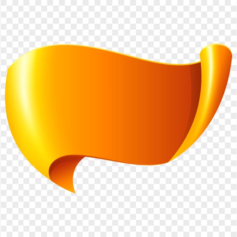 Download Orange Creative Graphic Ribbon PNG | Citypng