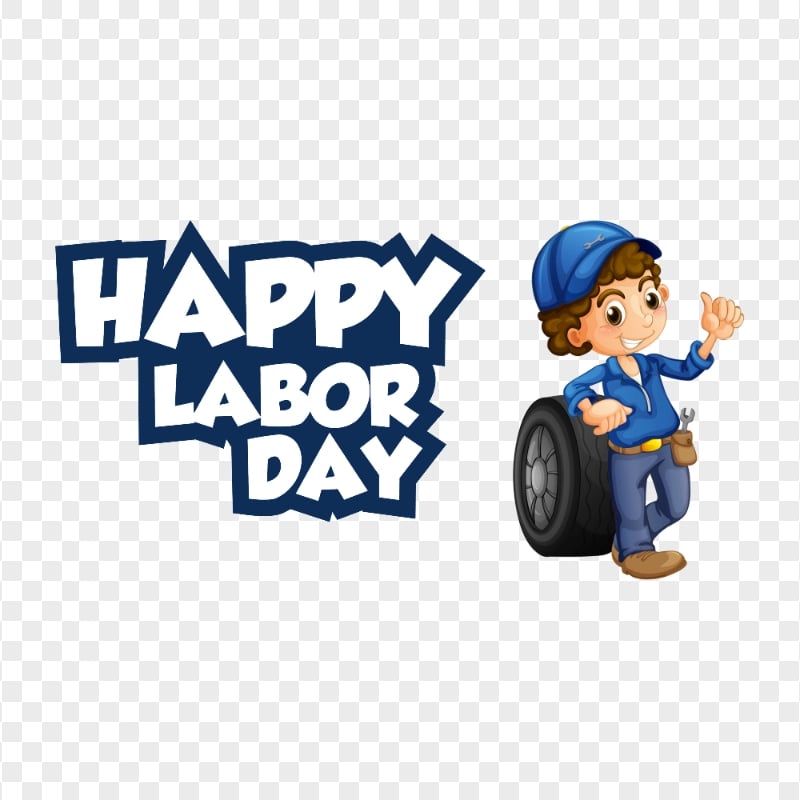 Happy Labor Day Mechanic Wheels Tires Workers | Citypng