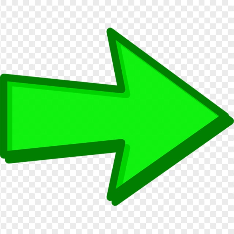 Cartoon Green Arrow Transparent | Citypng