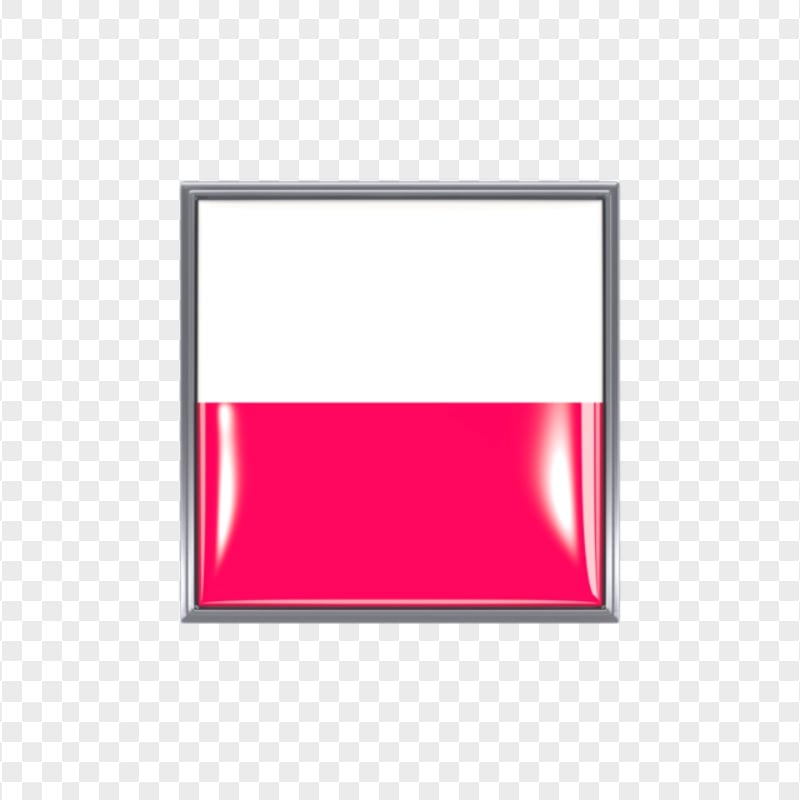 POL Square Flag Button Icon PNG | Citypng