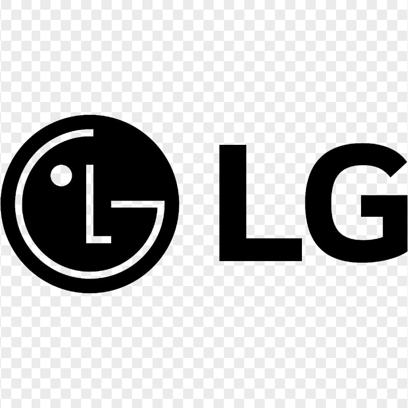 HD LG Black Logo Transparent Background | Citypng