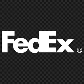 HD FedEx White Outline Logo PNG | Citypng