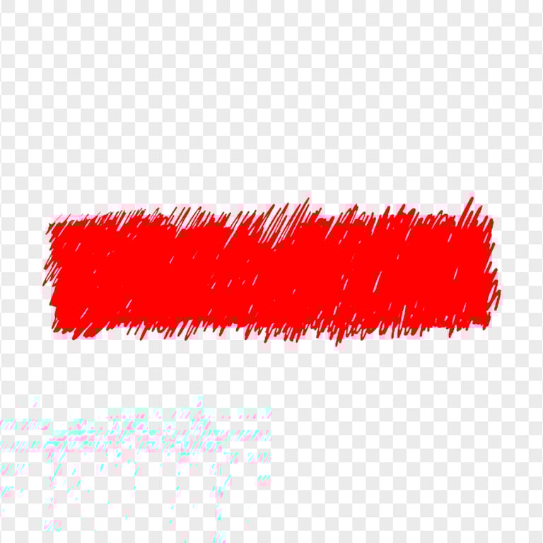 Transparent HD Red Pencil Scribble Banner | Citypng