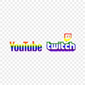 HD Rainbow Youtube Logo PNG | Citypng