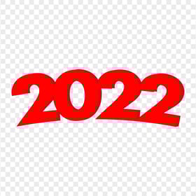 HD 3D White 2022 Text Transparent Background | Citypng