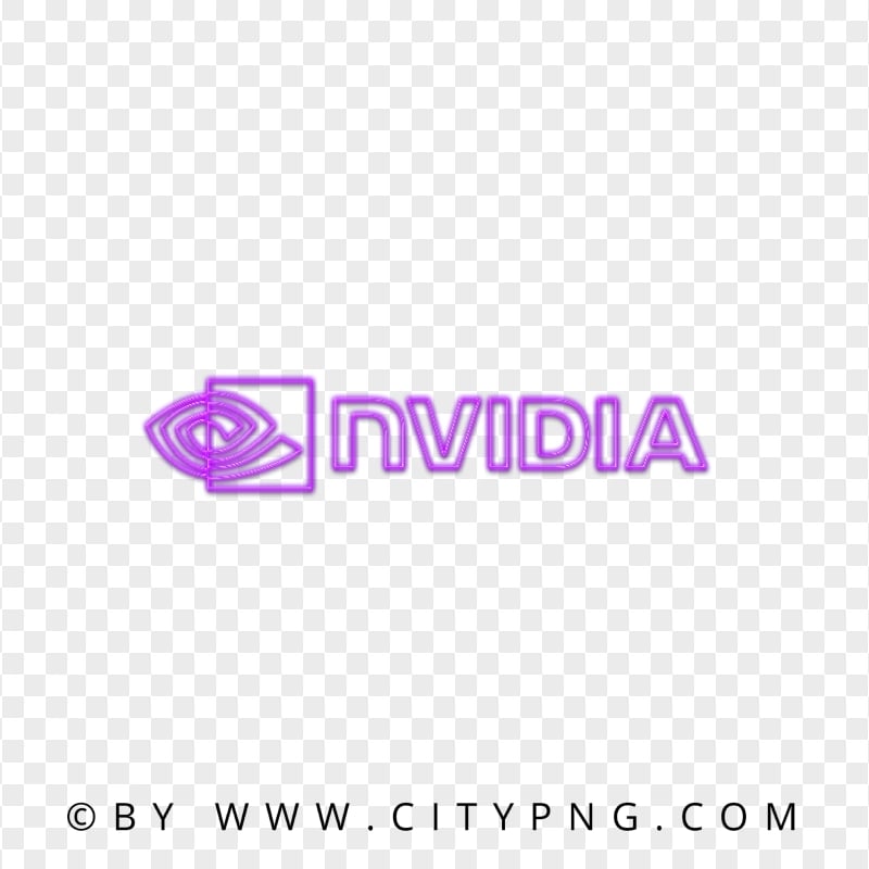 Nvidia Purple Neon Logo FREE PNG | Citypng