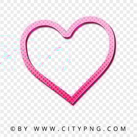 HD Pink Heart Pencil Scribble Art PNG | Citypng