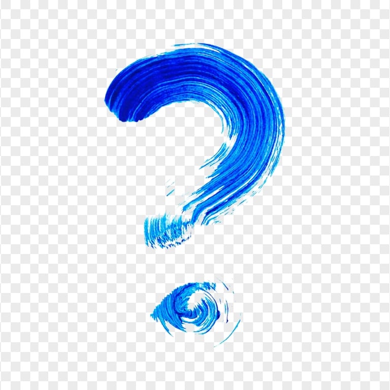 Purple Brush Stroke Question Mark PNG | Citypng