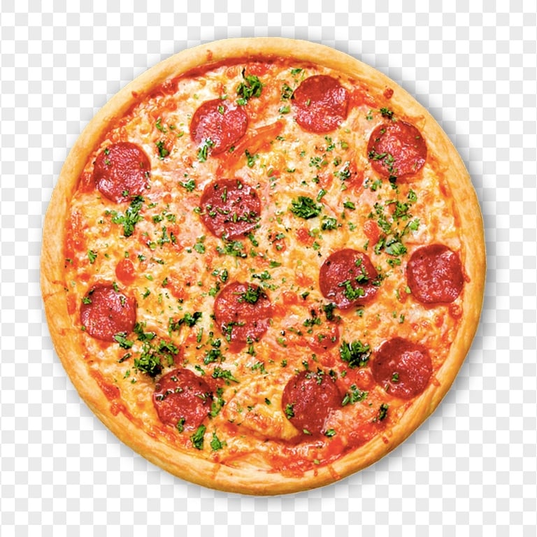 Cheesy Pepperoni Pizza Transparent Background | Citypng