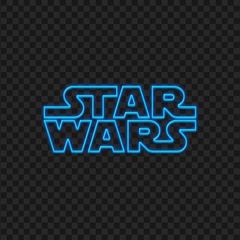 Neon Blue Logo Star Wars HD PNG | Citypng