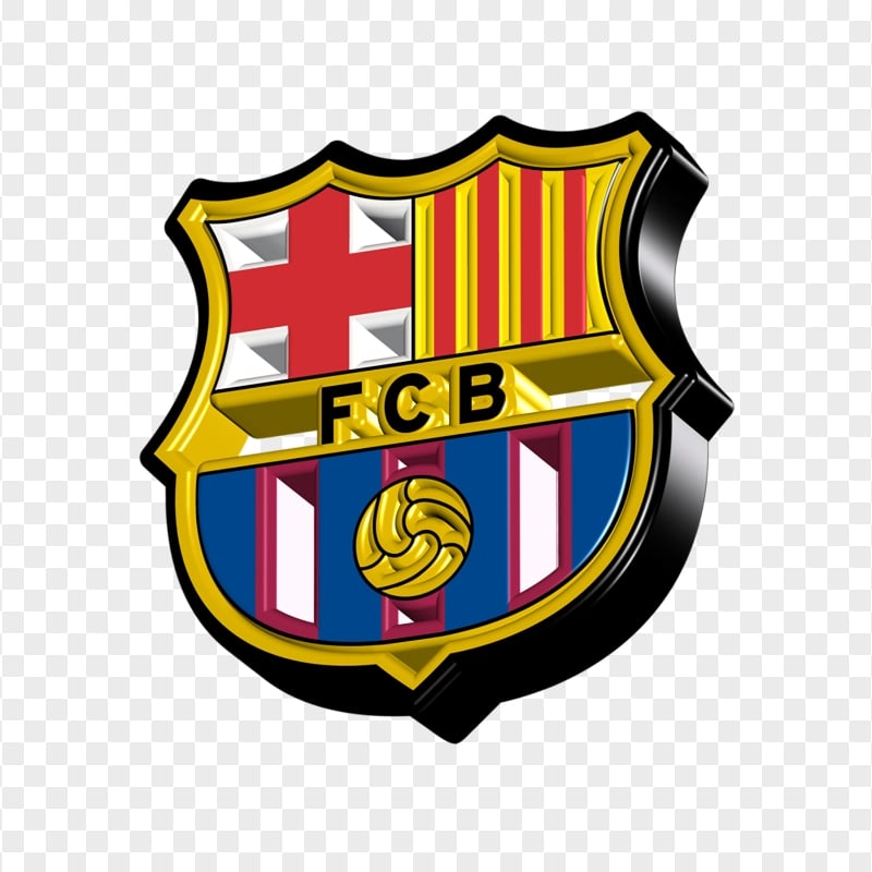 HD FC Barcelona 3D Logo PNG | Citypng