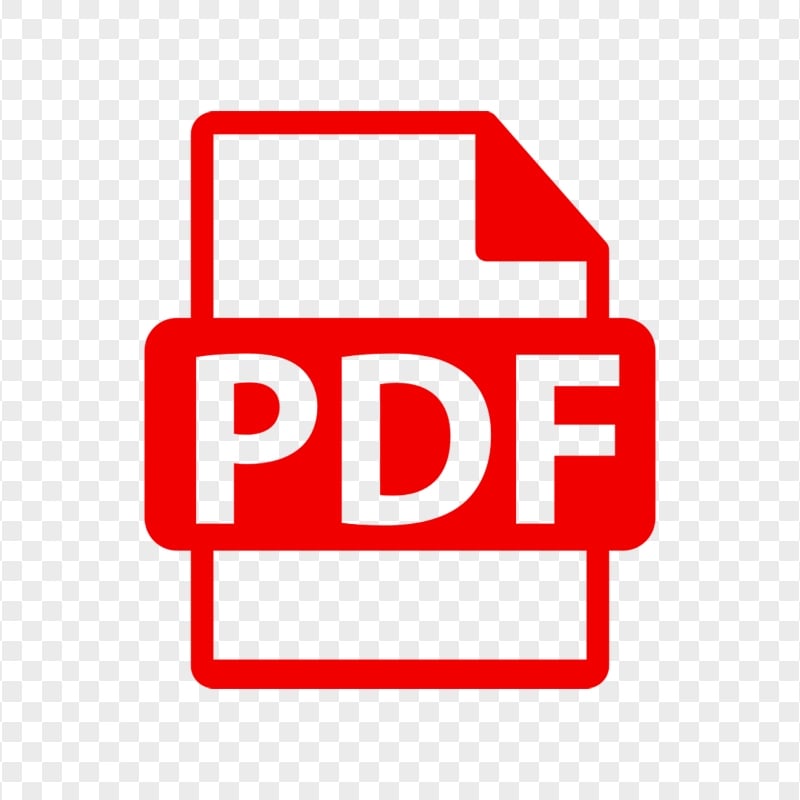 PDF File Document Red Icon PNG | Citypng