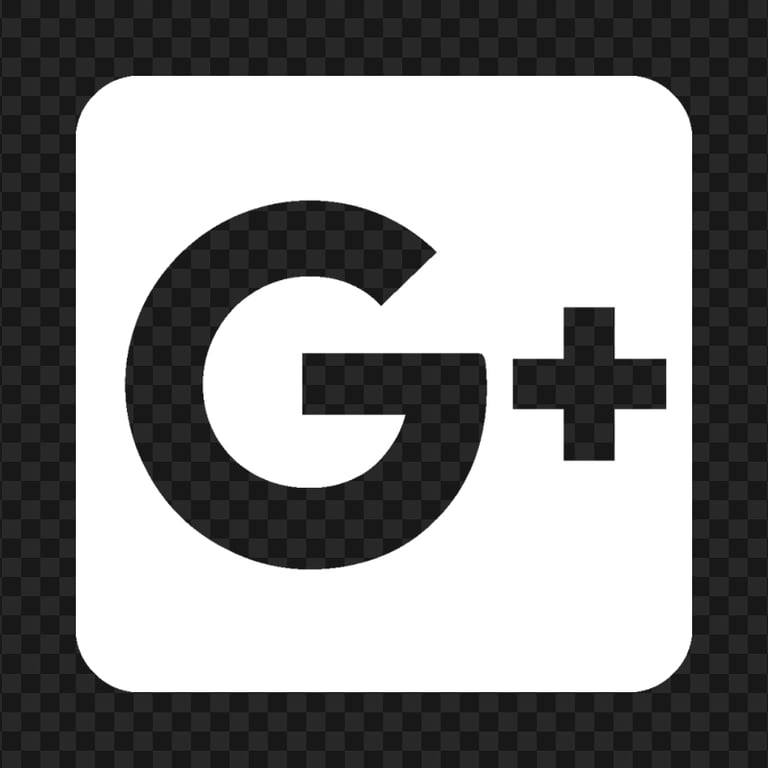 Square White Google Plus Icon | Citypng