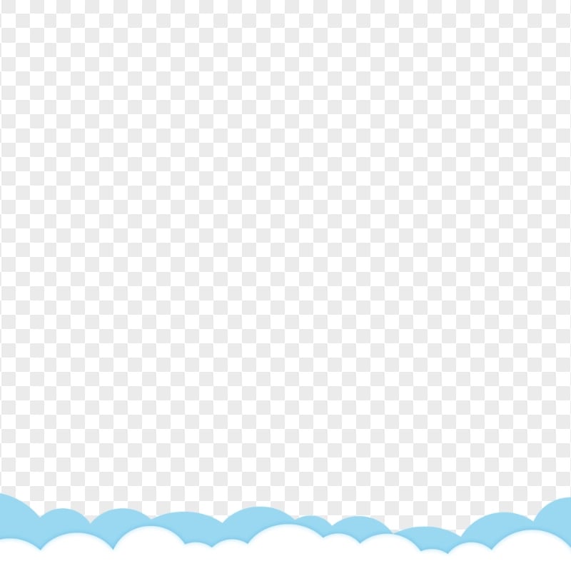 HD Cartoon Clouds Illustration Border PNG | Citypng