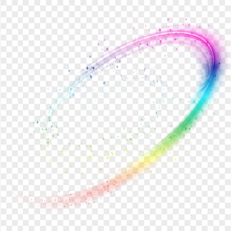 Download Sun Rays Rainbow Colors Effect PNG | Citypng