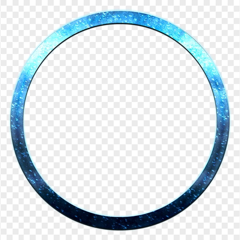 Blue Round Circle Ring Frame PNG | Citypng