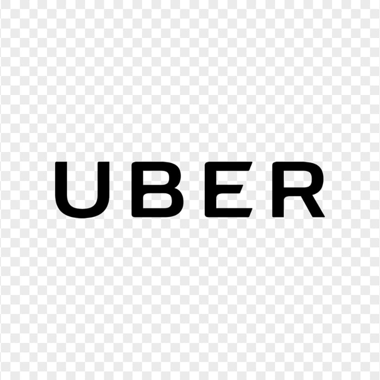 Uber Text Word Logo Image PNG | Citypng