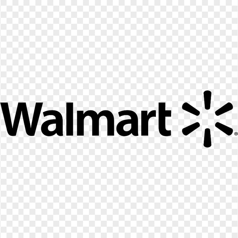 Walmart Horizontal Black Logo HD PNG | Citypng