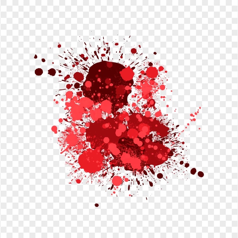 Red Drop Paint Splodge HD Transparent PNG | Citypng