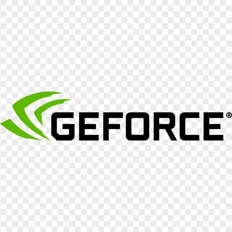 HD PNG Geforce Nvidia Black Logo | Citypng