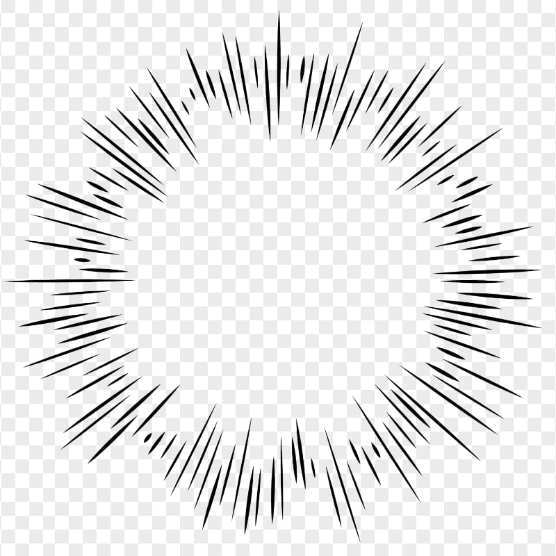 HD Comic Speed Lines Effect PNG | Citypng