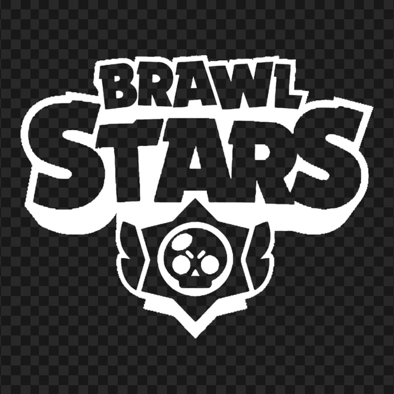 HD Black Outline Brawl Stars Game Logo Icon Symbol PNG | Citypng