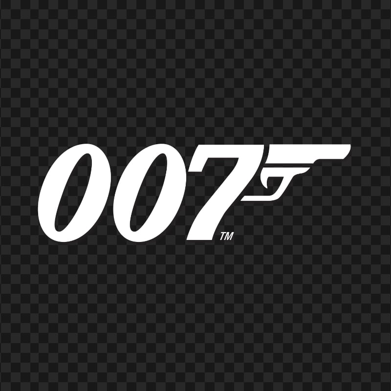HD 007 James Bond White Logo PNG | Citypng