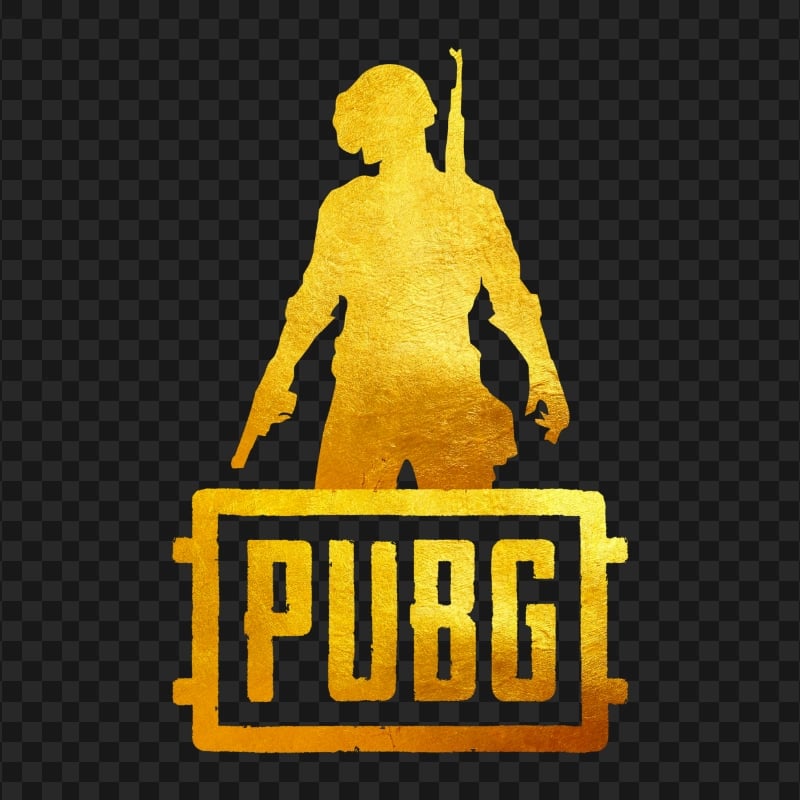PUBG Gold Silhouette Soldier With Helmet Logo | Citypng