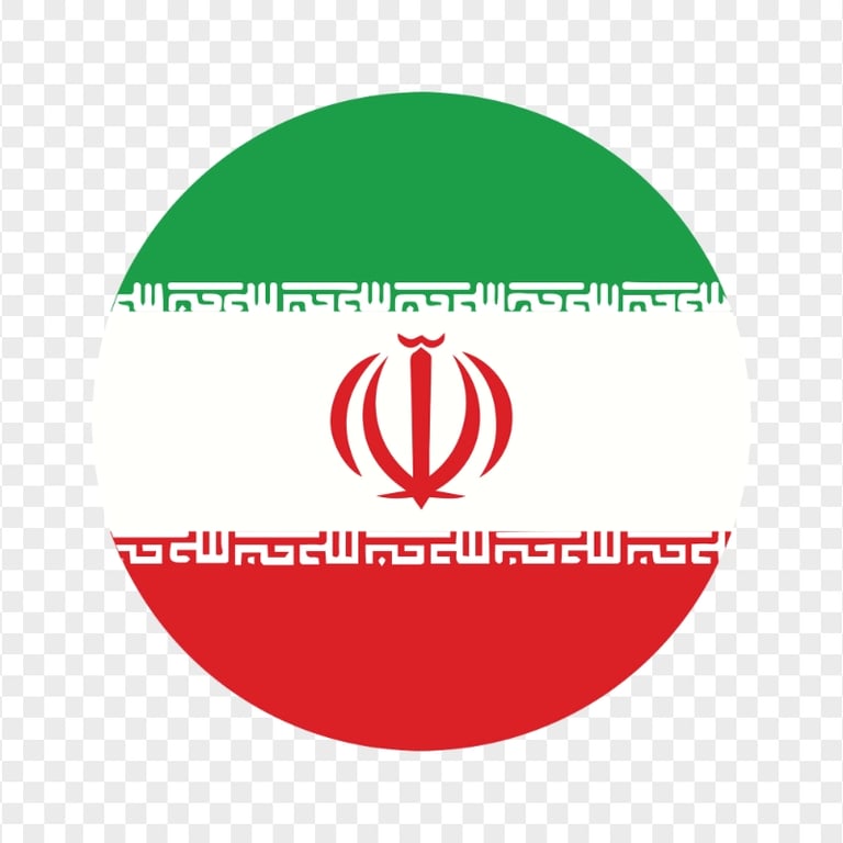 Iran Iranian Round Circle Flag Icon PNG | Citypng