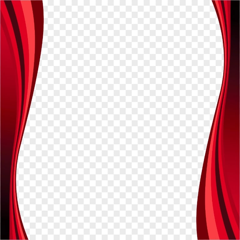 Red Vector Wave Abstract Lines Transparent PNG | Citypng