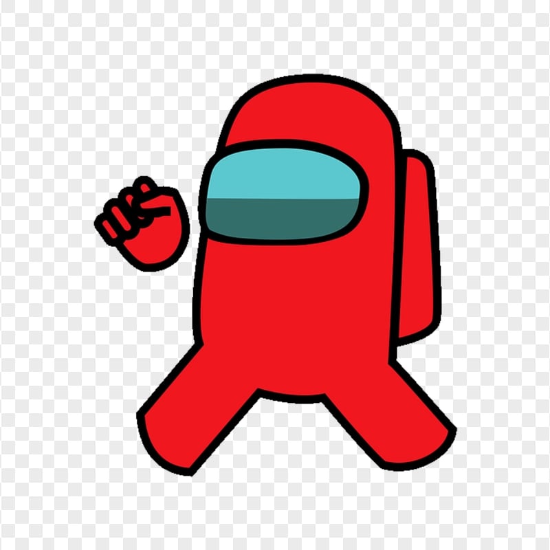 Red Among Us Vector Character PNG | Citypng