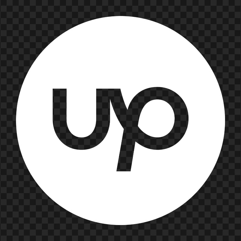 Upwork Round White Logo Icon FREE PNG | Citypng