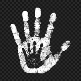 HD White Baby Realistic Hand Print PNG | Citypng
