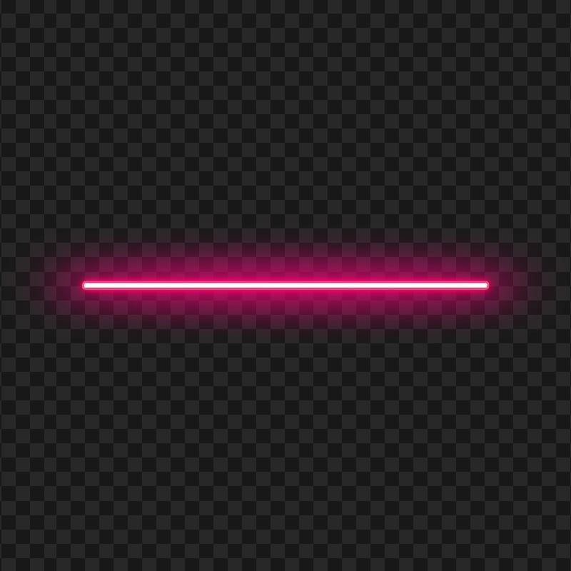 HD Pink Line Neon Glowing Light Transparent PNG | Citypng